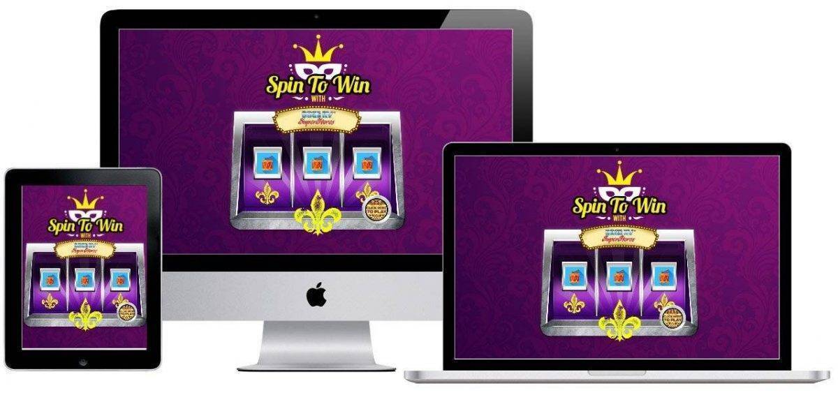 Branded Digital Slot Machine - Branded for Trade Shows Events